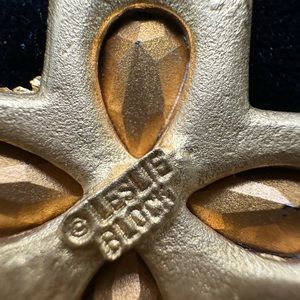 Leslie Block | Jewelry | Leslie Block Crystal Cross Earrings | Poshmark